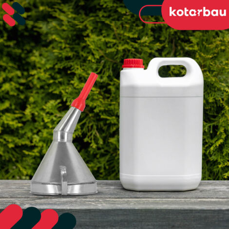 Entonnoir en métal galvanisé KOTARBAU® avec embout en plastique ...