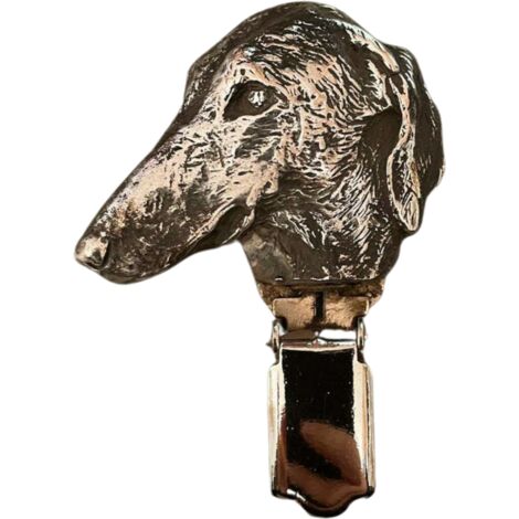 Lévrier africain, Azawakh I - Broche avec clip, porte-dossard, cadeau ...