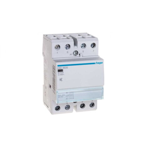 Contacteur modulaire silencieux 63A 4Z 0R 24V AC/DC ESD463S