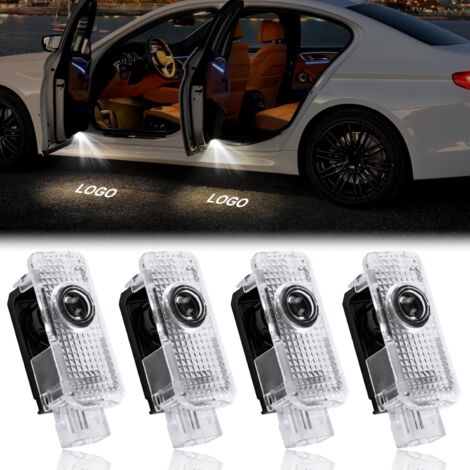 Lot de 4 projecteurs LED pour portières de voiture (A8/A7/A6/A5/A4/A3 ...