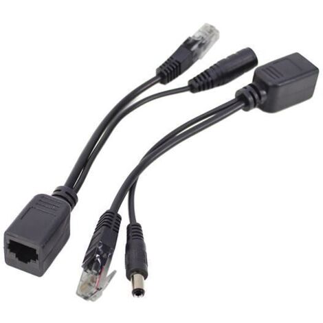 2 x Splitter POE passif PNI POE-P2 pour systèmes de vidéosurveillance