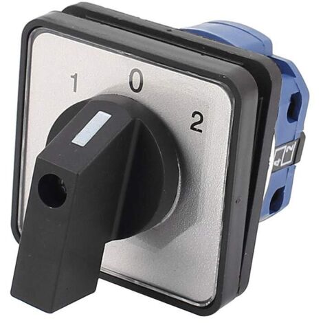 AC 690 V 20 A Interrupteur rotatif 3 positions 1/0/2