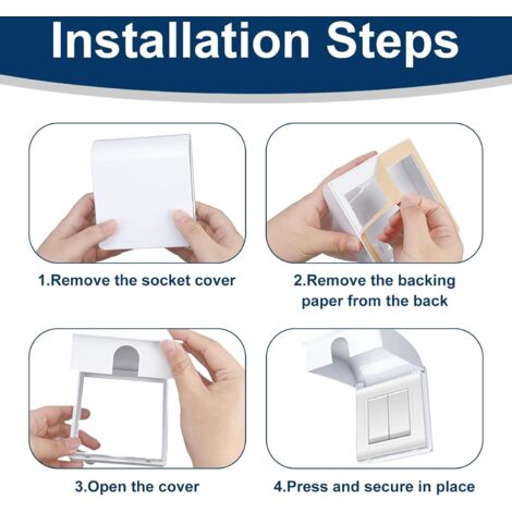 Waterproof Plug Cover, Bathroom Socket Enclosure, for Electrical ...