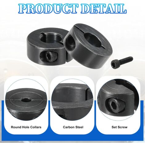 2pcs Adjustment Ring Bore 12mm Split Single 28mm OD 11mm Thickness ...