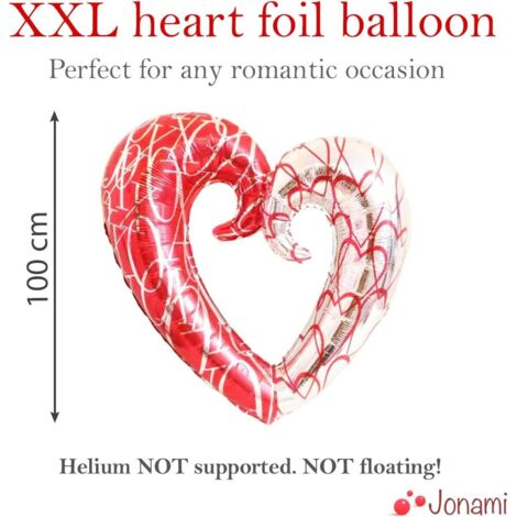 Décoration Romantique,1 Ballon Love XXL,1 Balloon Coeur Geant, 6 ...