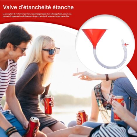 Drinking Funnel Drink Funnel with Valve Waterproof for Group Activities ...