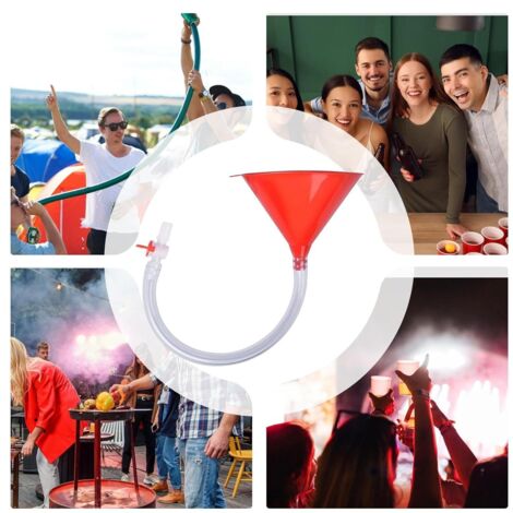 Drinking Funnel Drink Funnel with Valve Waterproof for Group Activities ...