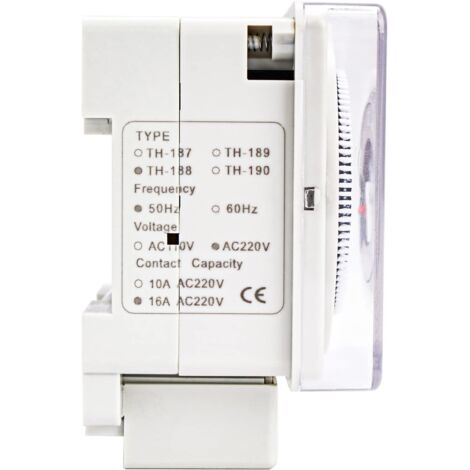 Mechanical Timer, 220-240V 16A, 24 Hours Daily Analog Universal Switch ...
