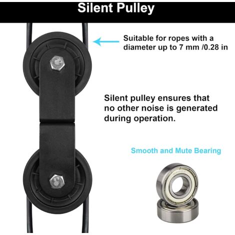 Weight Lifting Pulley for Cable Gym Accessories for Power Cage Squat ...