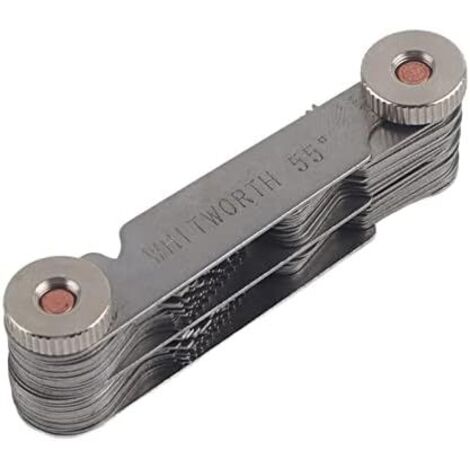Stainless Steel Thread Measuring Gauge, Screw Gauge with 52 Blades ...