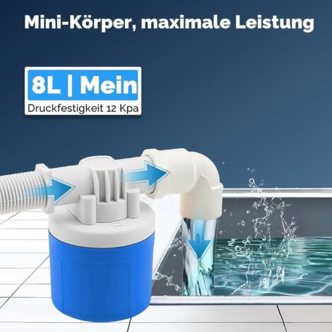 Automatic Water Tank Float Valve, Top Fitting Adjustable Water Level ...