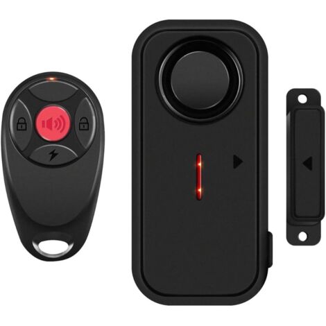 wireless door alarm when opened with remote window sensor kids security ...
