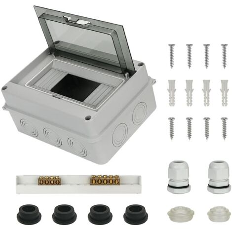 Coffret Électrique Étanche Éxterieur IP65, Boîtier de Distribution 8 ...