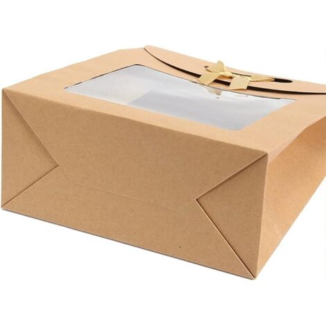 Sacs cadeaux, boîtes cadeaux en papier kraft, sacs cadeaux avec ...