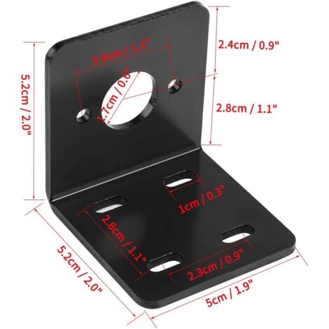 Support moteur haute rigidité, support à angle droit robuste, pour la ...