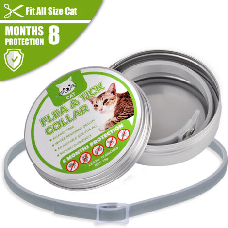 UM Chat – Colliers anti-puces et anti-tiques pour chats (paquet de 2)