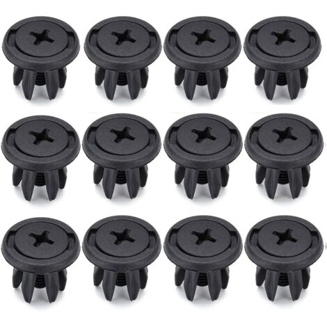 12Pcs Plastique Auto Splash Guard Liner Rivets Voiture Fixation Clip De ...