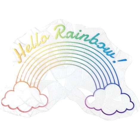 Generic Rainbow Prism Stickers Light Catcher PVC Window Decal Home ...