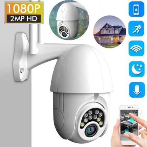 Caméra IP Exterieur Étanche WiFi Sécurité Interphone Caméra à 110°355 ...