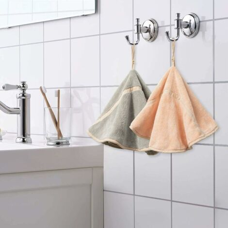 Lot de 4 essuie-mains à suspendre avec boucle de suspension absorbante ...