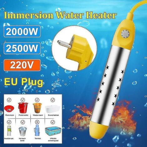 Electric Water Heater Boiler Water Heating Portable Heating Rod Quickly ...