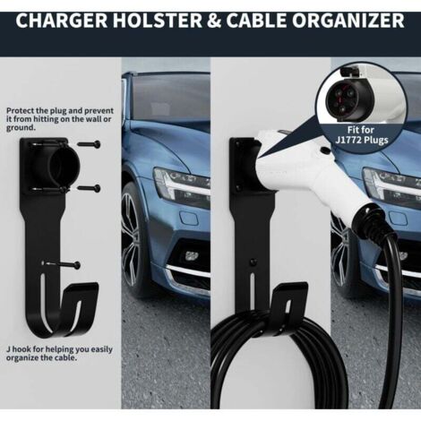 Support de chargeur mural pour véhicule électrique SAE J1772 Connecteur ...