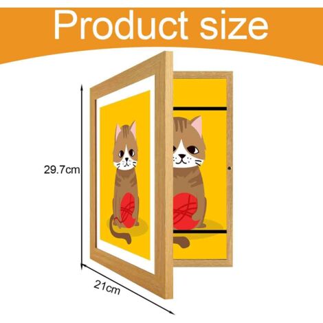 Cadre photo A4 pour dessins d'enfants, en MDF écologique, cadre photo ...