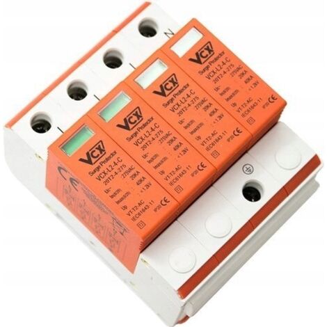 VCX Protecteur de surtension B+C - 4P - 275V AC - Protection efficace ...