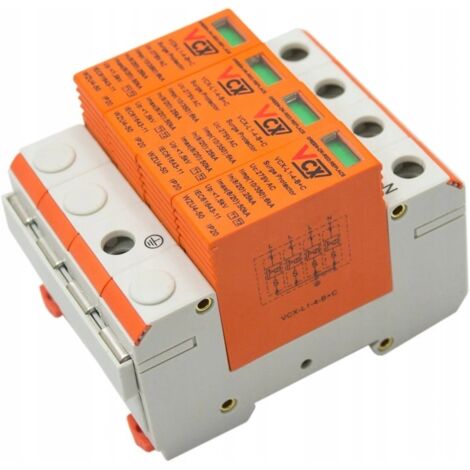 VCX Protecteur de surtension B+C - 4P - 275V AC - Protection efficace ...