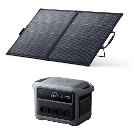 Kit Powerstation Anker C1000X Gen 2 mit Bifaziales Solarpanel 200 W (0% ...