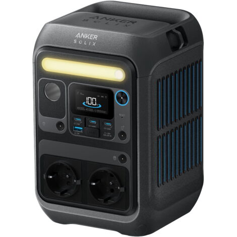 Kit Powerstation Anker SOLIX C300X AC mit Solarpanel PS100X(100W)