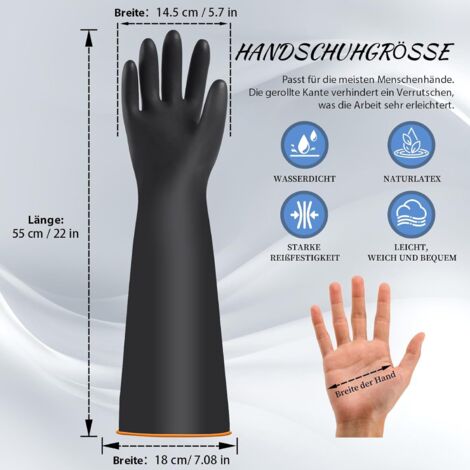 Gants de protection chimiques pour homme - Gants industriels chimiques ...