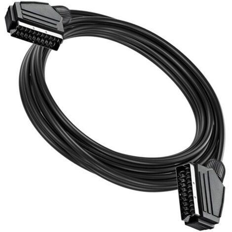 Cable de video Scart - LinQ - 3m - Negro - Transmisión de video y audio ...