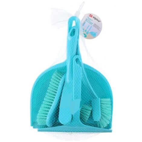 Kit de limpieza Lifetime Clean de plástico azul de 6 piezas