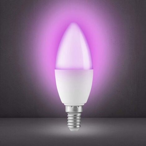 Smart LED Bulb - ALECTO - SMARTLIGHT30 - E14 5W - Wi-Fi - 16 million colors