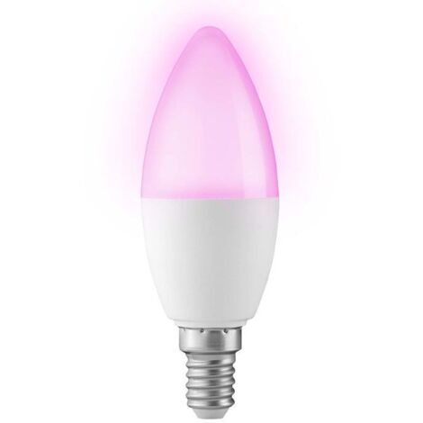 Smart LED Bulb - ALECTO - SMARTLIGHT30 - E14 5W - Wi-Fi - 16 million colors