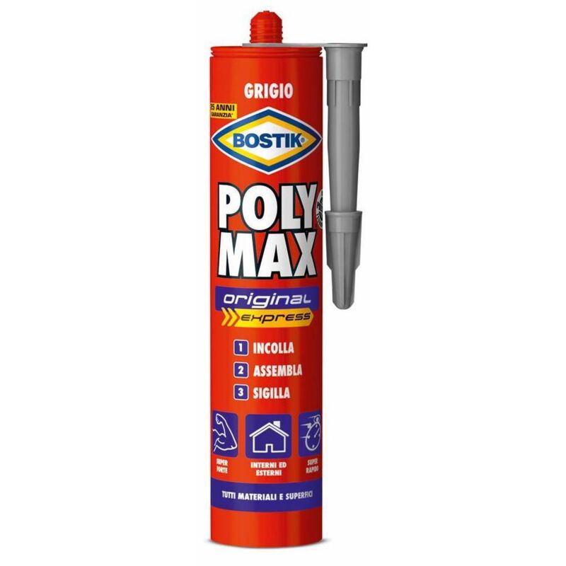 BOSTIK POLYMAX ORIGINAL 425 G GRIS CARTUCHO