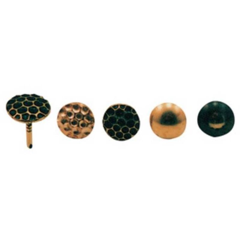 5 x SC BULLETTA TAPPEZZIERE MARTELLATA BRON 10 MM 50 PZ