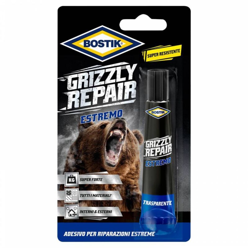 6 x BOSTIK GRIZZLY REPAIR EXTREMO 20 G BLISTER
