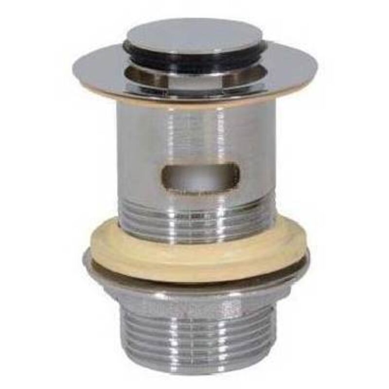 PILETTA OTTONE PER LAVABO CLICK-CLACK CON TROPPO PIENO Misura: 1"1/4