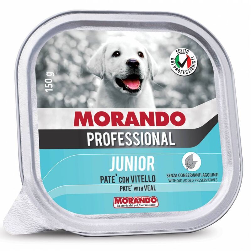 22 x CIBO CANE MORANDO VSC 150 G VITELLO