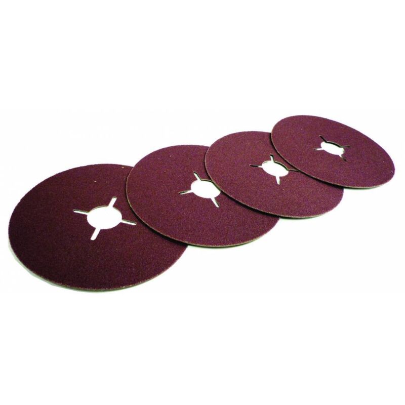 50 x DISCO ABRASIVO FIBRADO D 115 MM GRANO 100