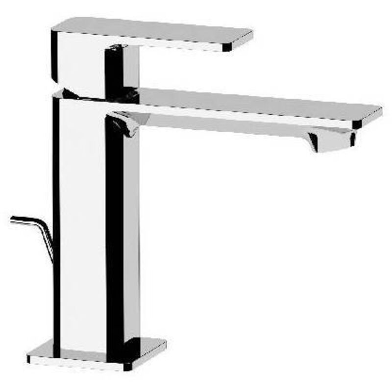 Miscelatore monocomando lavabo con scarico.(DianFlex) Misura: Cromo