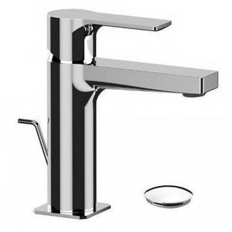 Miscelatore monocomando lavabo, con scarico.(DianFlex) Misura: Cromo
