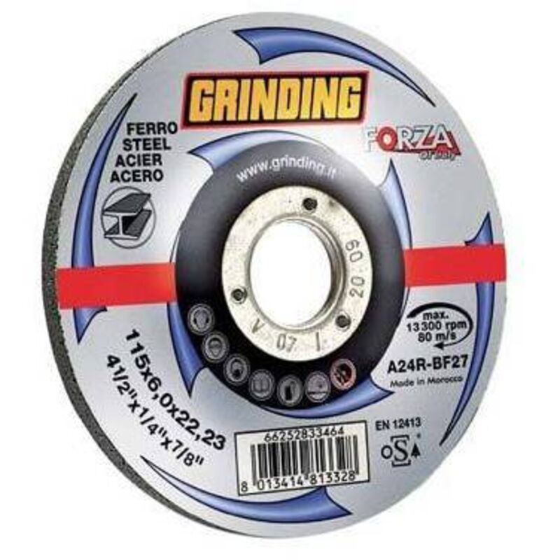 DISCO ABRASIVO SBAVO FERRO DEPRESSO FORZA