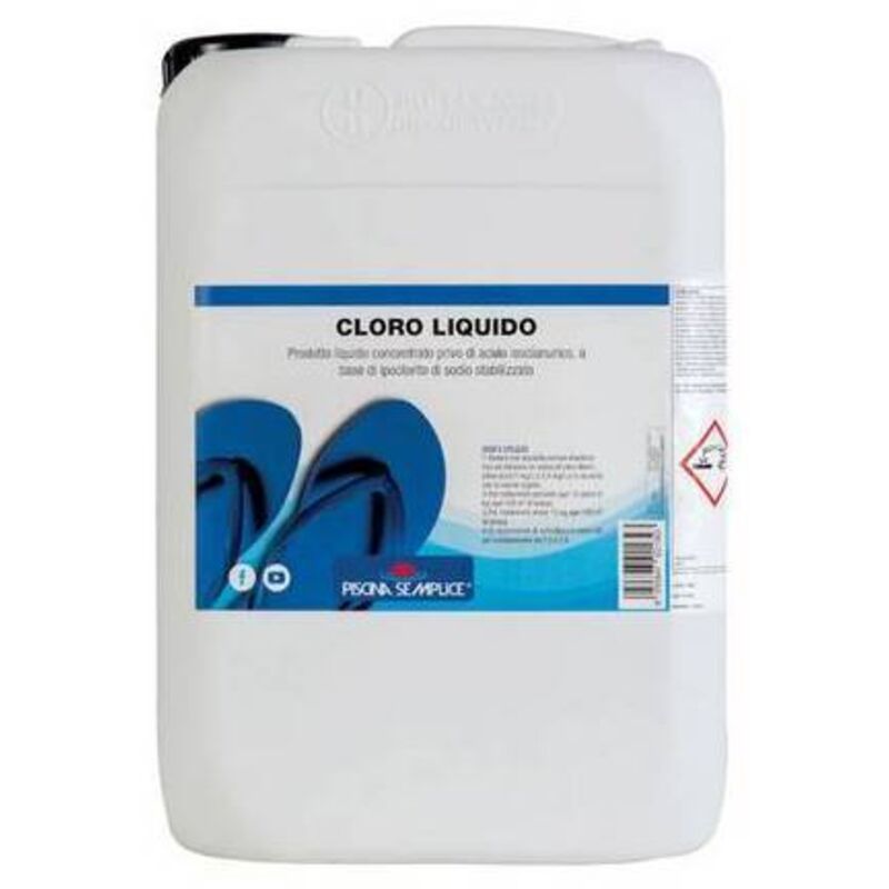 CLORO L QUIDO PARA PISCINAS Medida: 12 Kg
