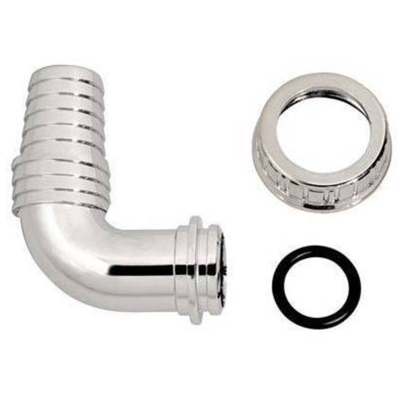 PORTAGOMMA CURVO + GHIERA SCARICO LAVATRICE