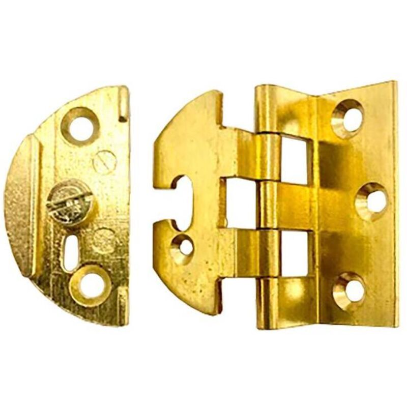 6 x BISAGRA ALI ZANCATE CON PASADOR N QUEL 40X35 MM