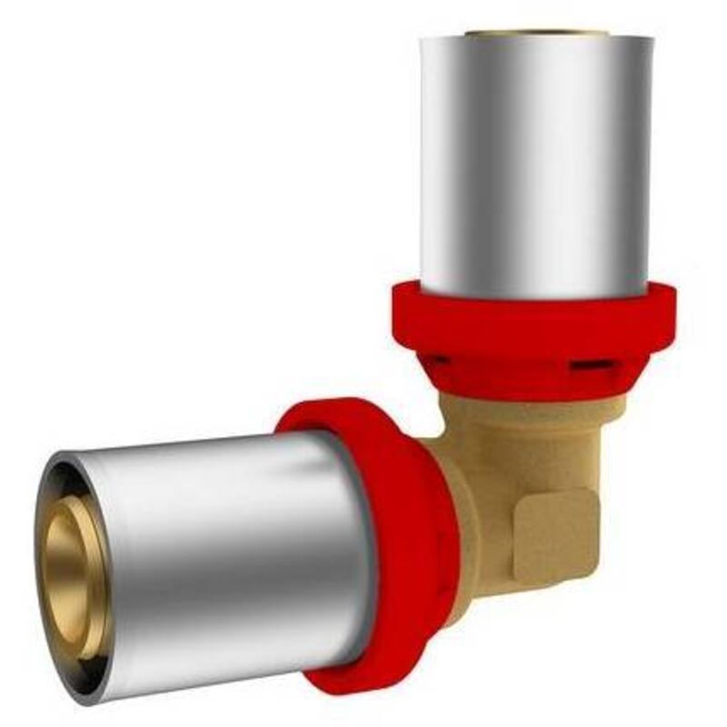 RACCORDO A PRESSARE IKARO CURVO DOPPIO Misura: Diam. 26