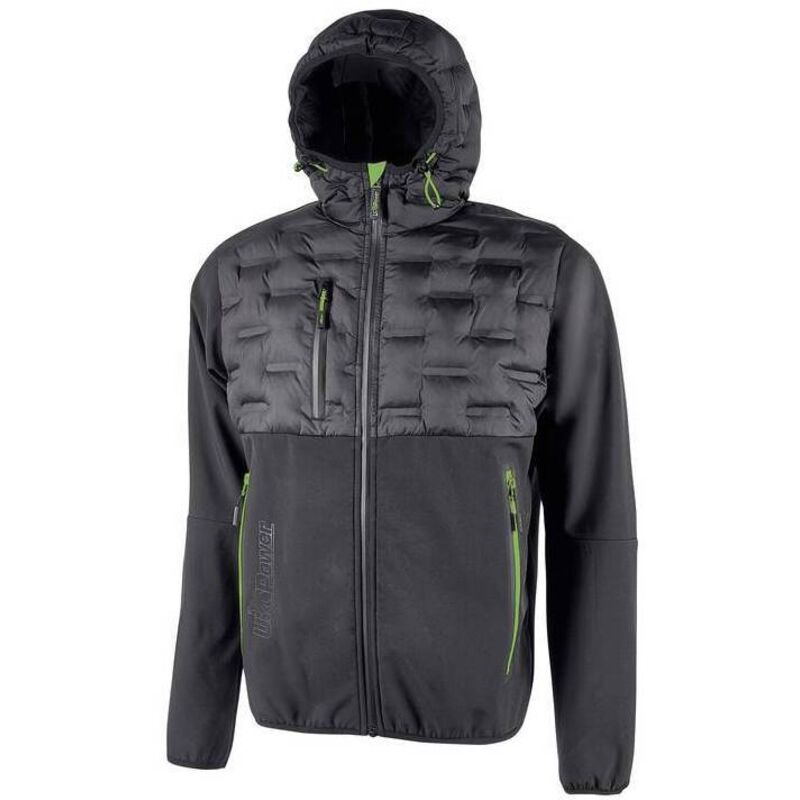 U-power abrigo Spock gris-verde talla M